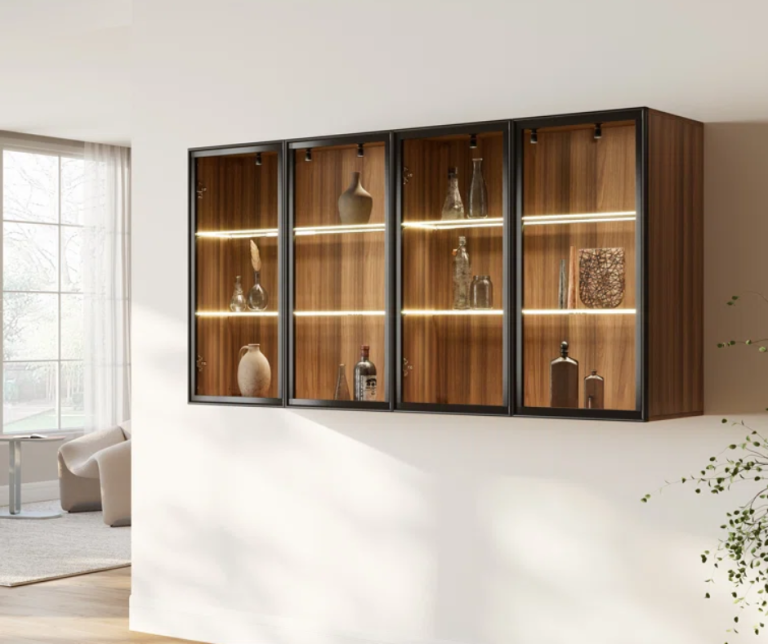 WALL MOUNTED DISPLAY CASE - VHOME Design & Solutions